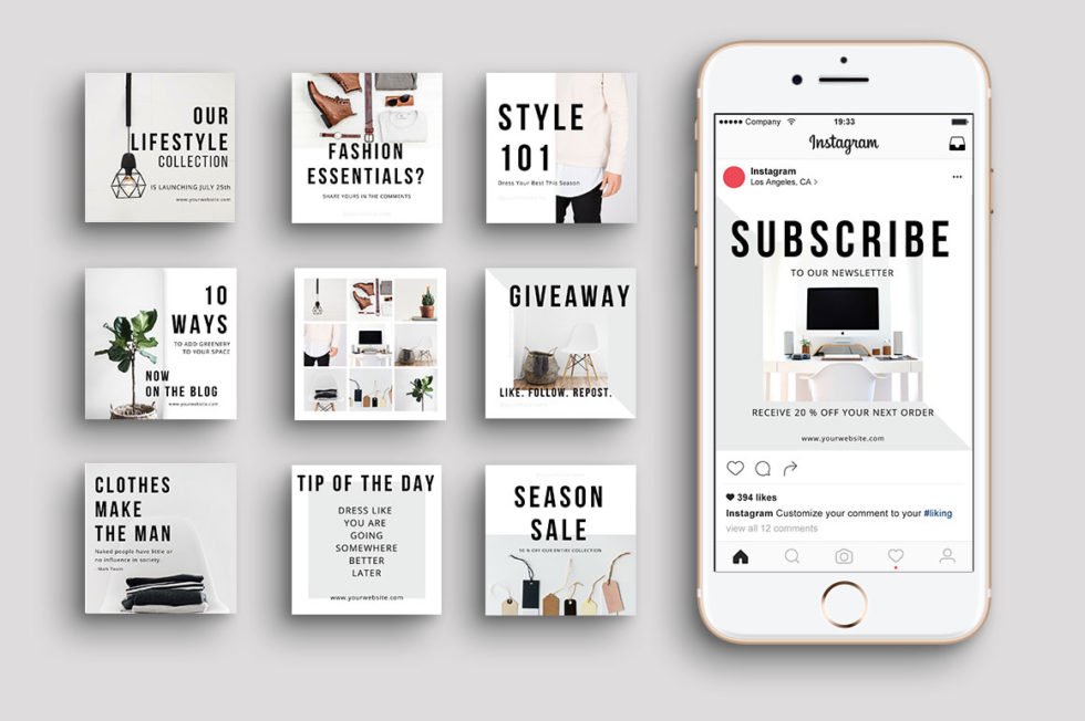 Instagram Kit Bundle - Brooklyn Collection – Fringe Media Lab